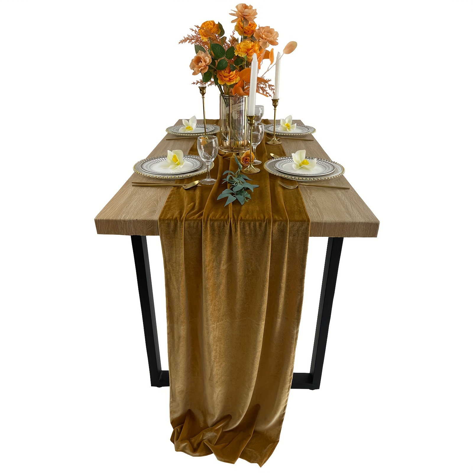 Velvet Table Runner Luxurious Velvet Table Runner Wedding - Temu