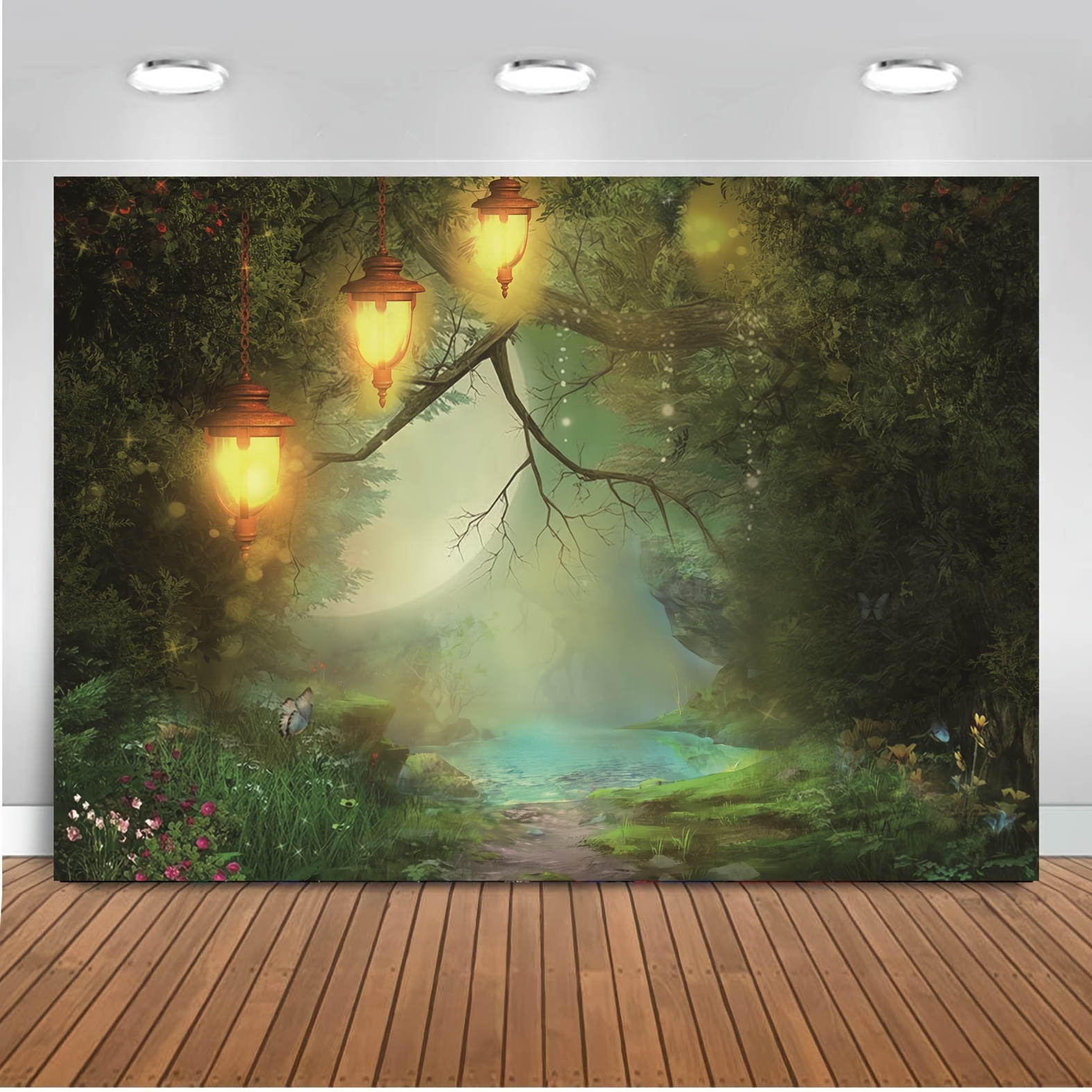Spring Magical Fairy Forest Background Photography Mushroom - Temu
