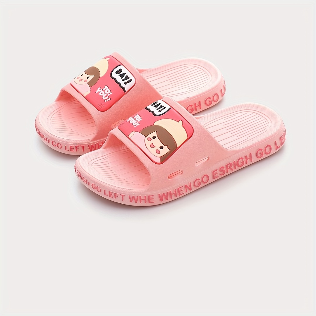 Jiageya Cute Cartoon Open Toe Slippers Girls Non Slip - Temu Ireland