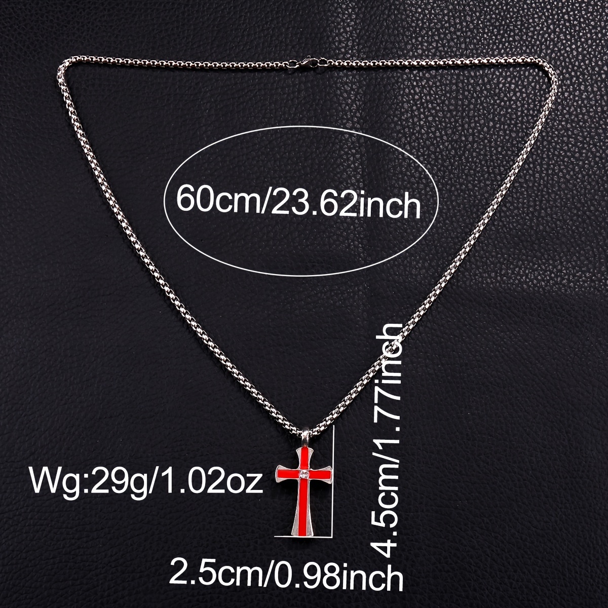 Fashion Men's And Women's Cross Pendant Necklace - Temu United Kingdom