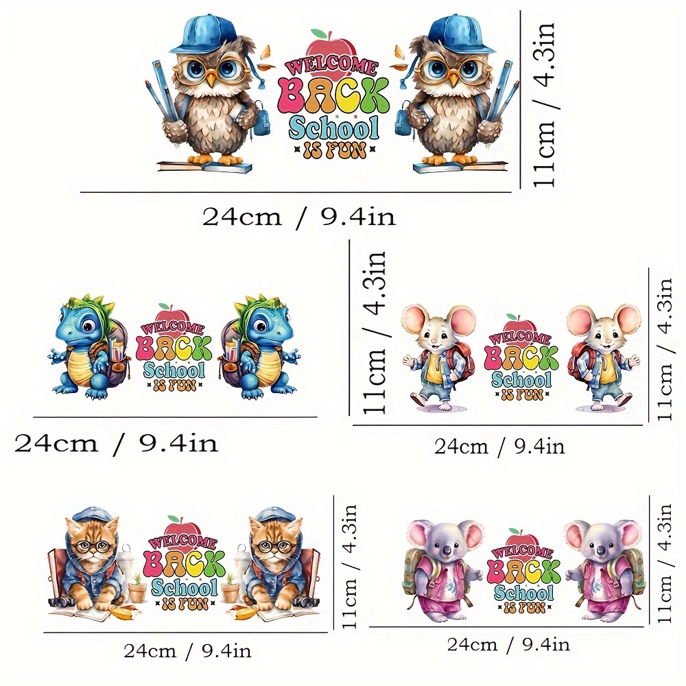 Back School 1 Uv Dtf Cup Wraps Decals Waterproof Self - Temu Australia