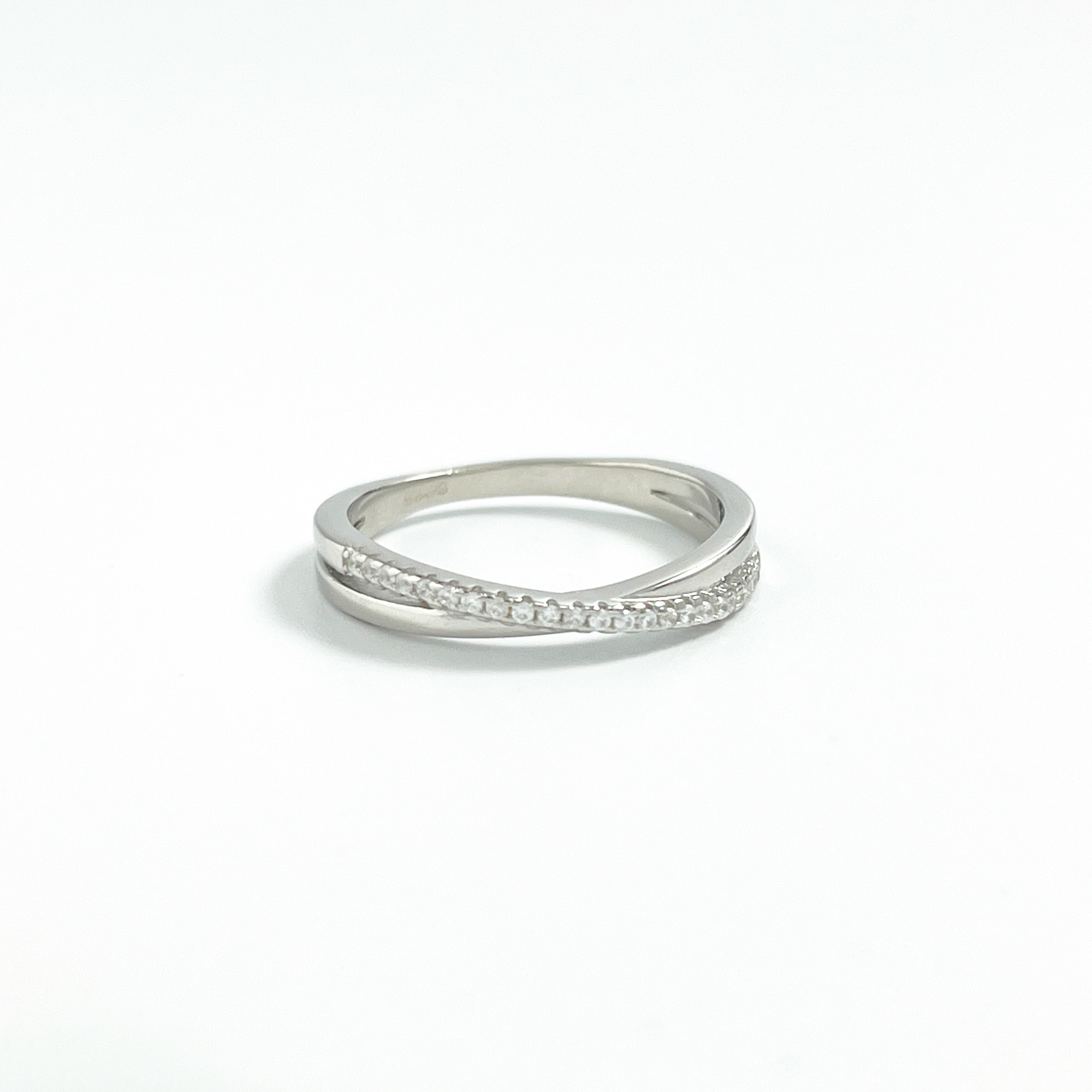 Minimalist Fashion 925 Sterling Silver Cross Row Ring - Temu United Kingdom