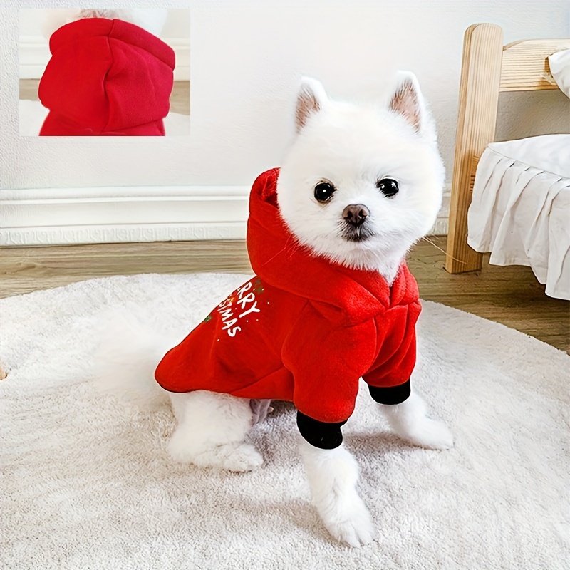 1pc christmas pet sweatshirt snowflake graphic dog hoodie warm and comfortable outdoor clothes for large and small dogs for stocking stuffers Temu United Kingdom