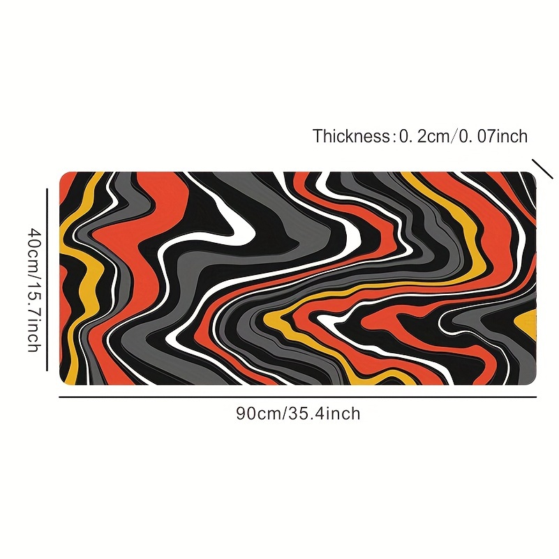 Abstract River Pattern Mouse Pad Electronic Sports Mouse Pad - Temu ...