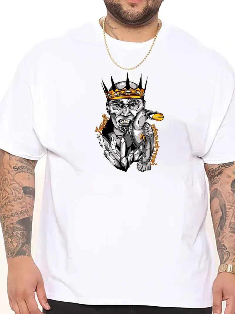 Trendy Graphic Tees For Male Oversized Relaxed Plus Size T Temu Australia