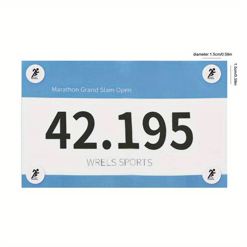 Running Bib Custom Race Bib Numbers - Tyvek Marathon Running Numbers (8 ...