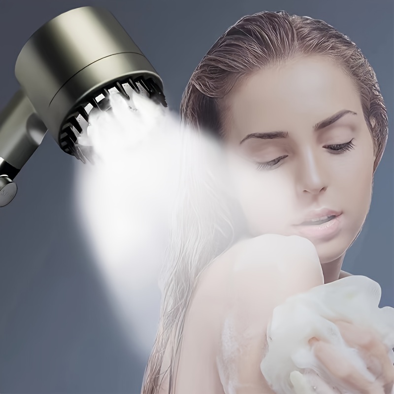 1pc Pressurized Handheld Shower Head 3 Modes Adjustable - Temu Ireland