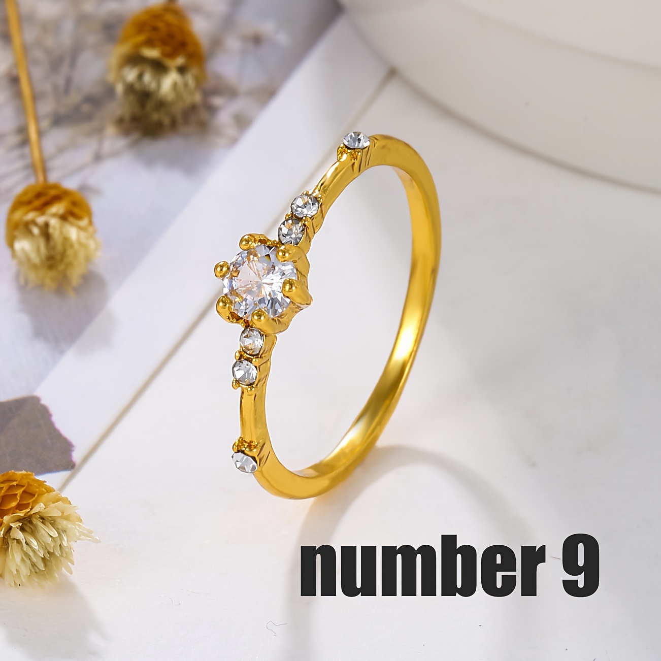 Romantic Cubic Zirconia Ring Proposal Ring Engagement Rings - Temu ...