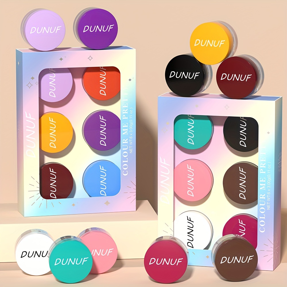 Uv Glow Neon Water Activated Eyeliner Palette Long lasting - Temu