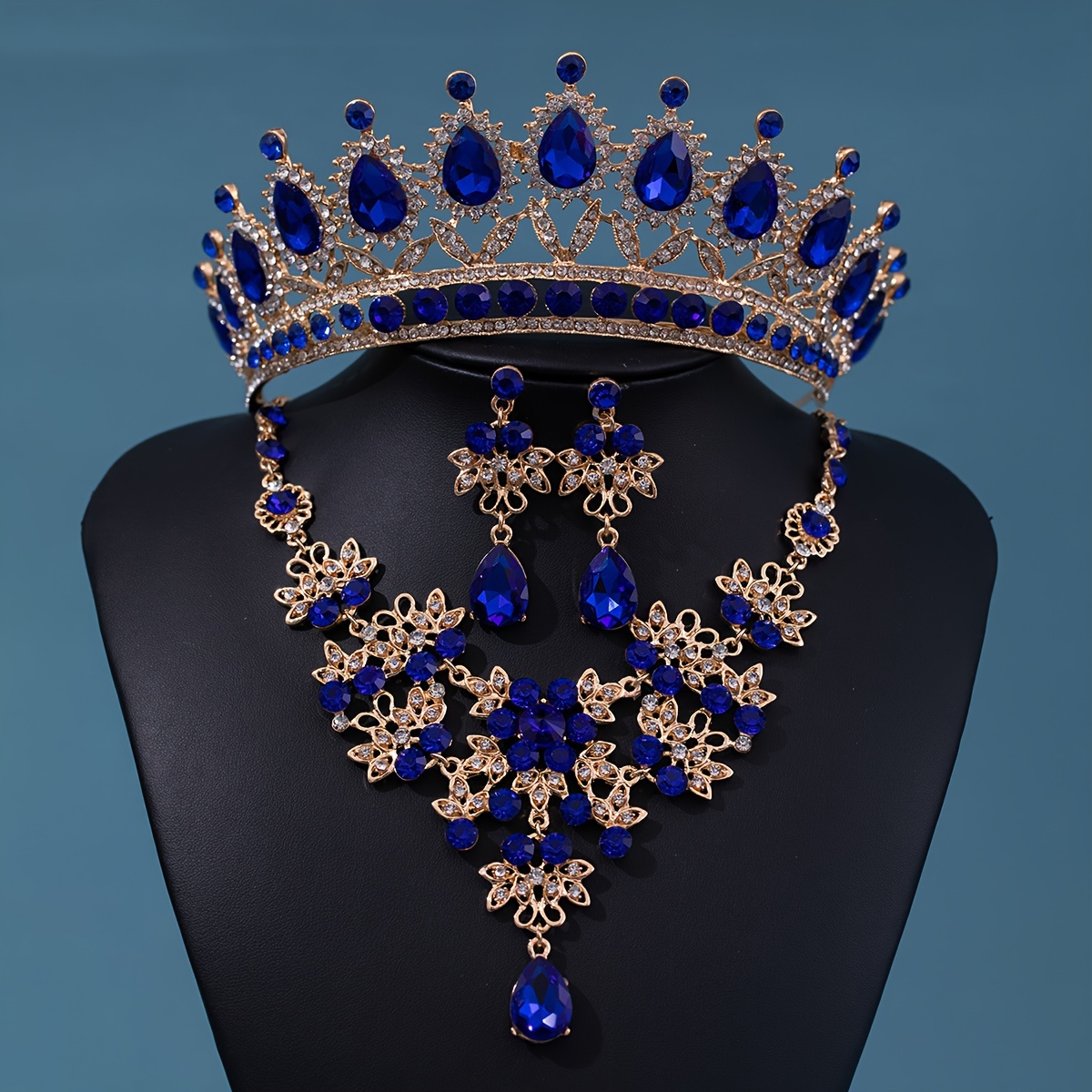 Noble Accessories Set Including Alloy Rhinestone Crown - Temu United ...