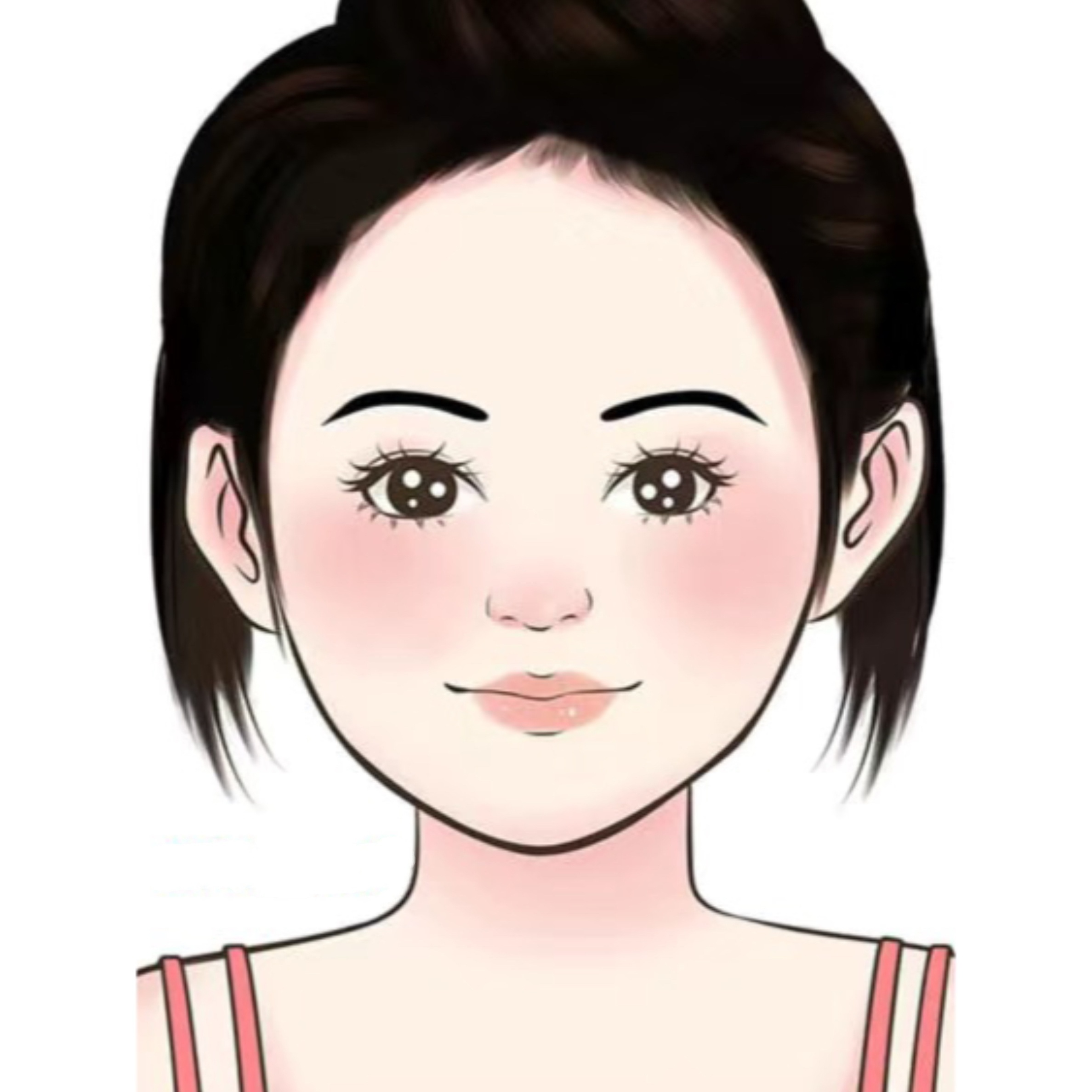 Painted Face Practice Template Stencil Face Face Practice - Temu United ...