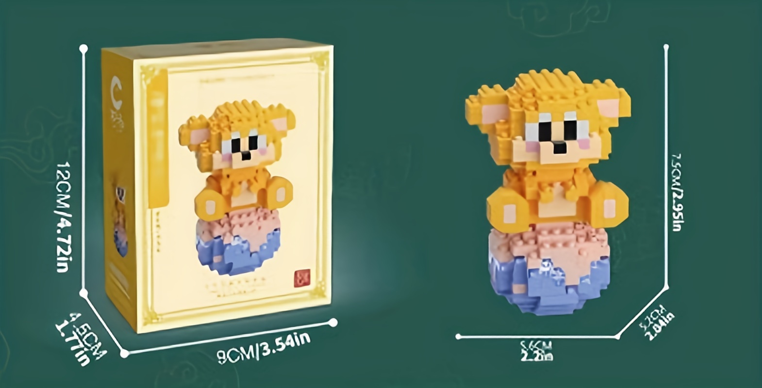 Twelve Zodiac Small Building Blocks Puzzle Assembly Small - Temu