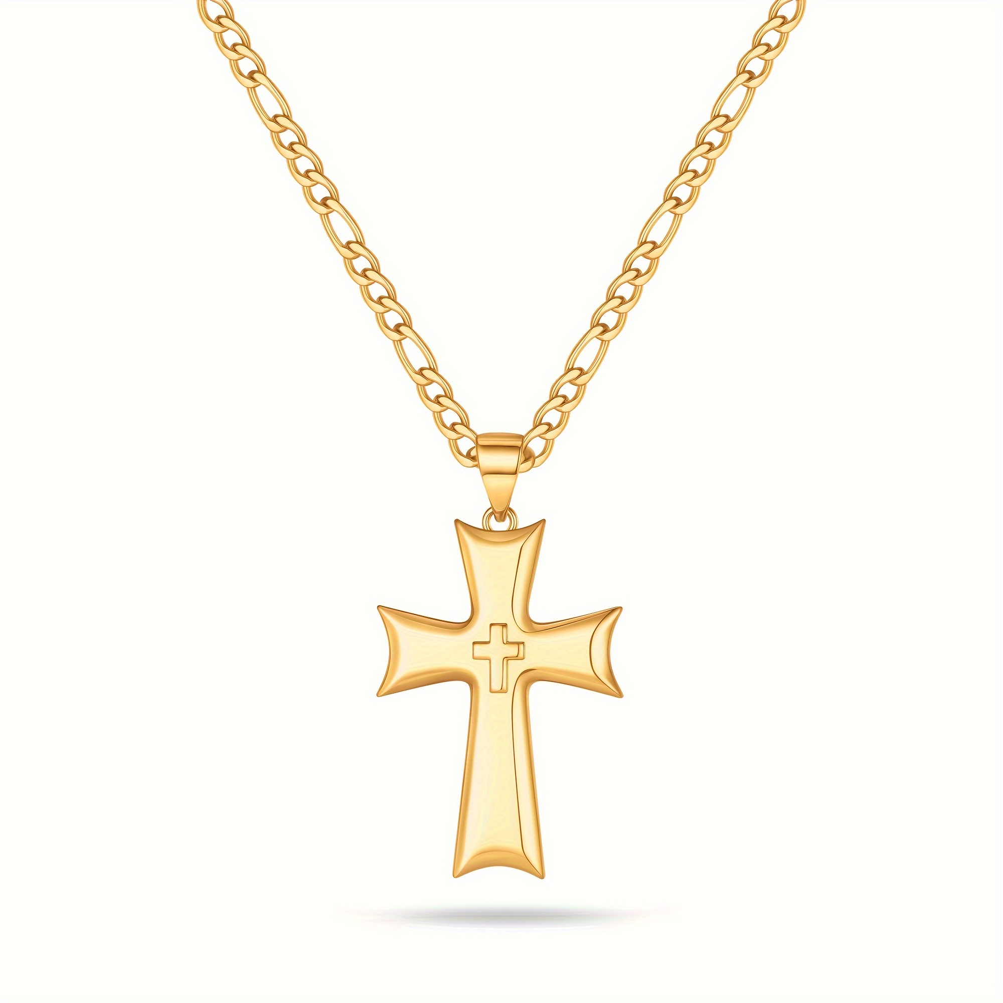 1pc Kruis Hanger Ketting Voor Mannen Vrouwen - Temu Belgium