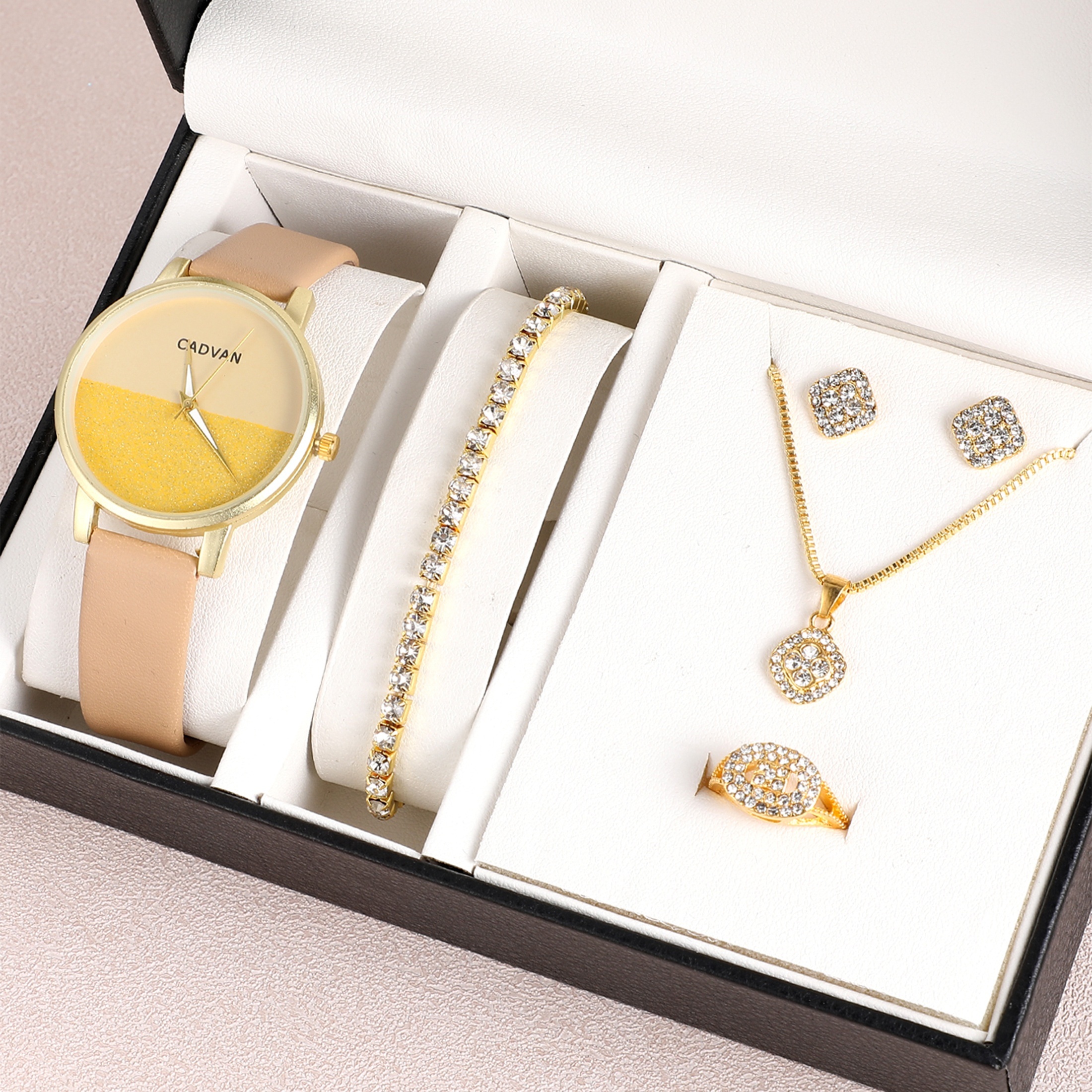 Women's Watch Casual Round Pointer Quartz Watch Analog Pu - Temu Australia