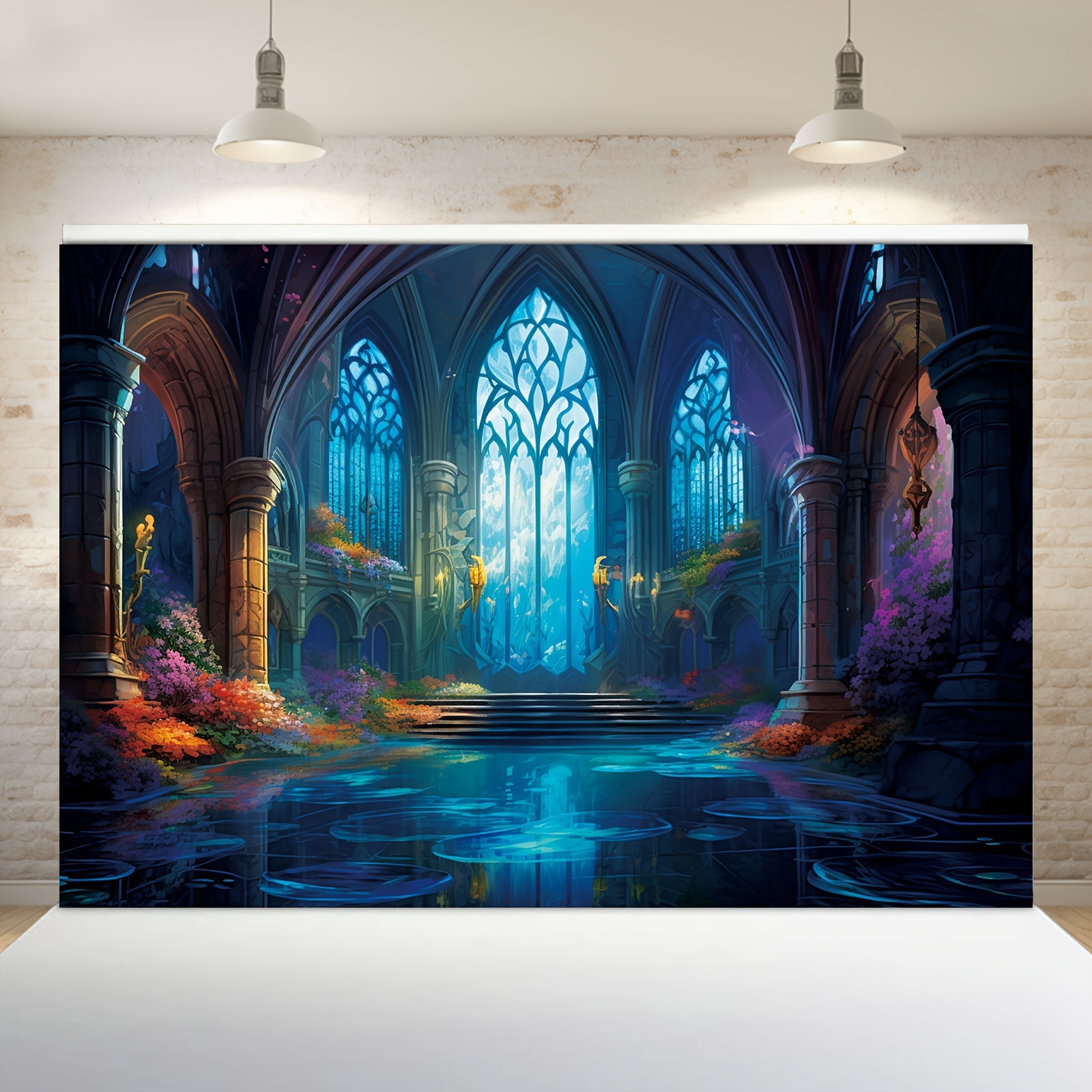 Sea Castle Photography Background Photo Booth Wedding Party - Temu Ireland