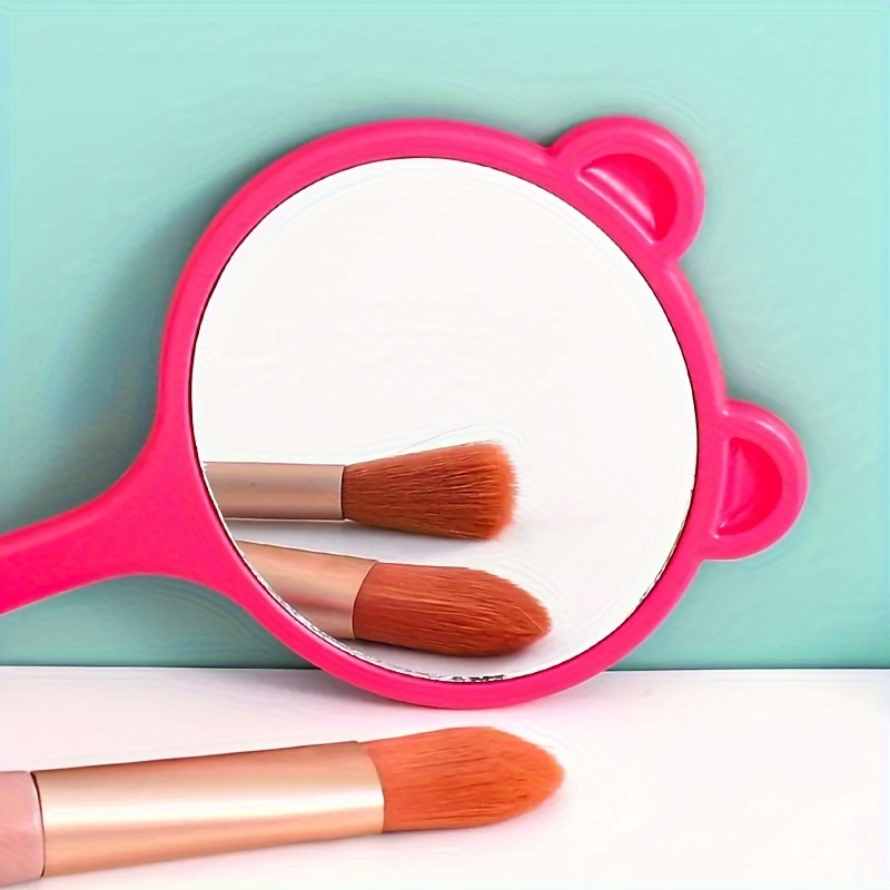 Creative Head Makeup Mirror Portable Hand Held Mirror - Temu