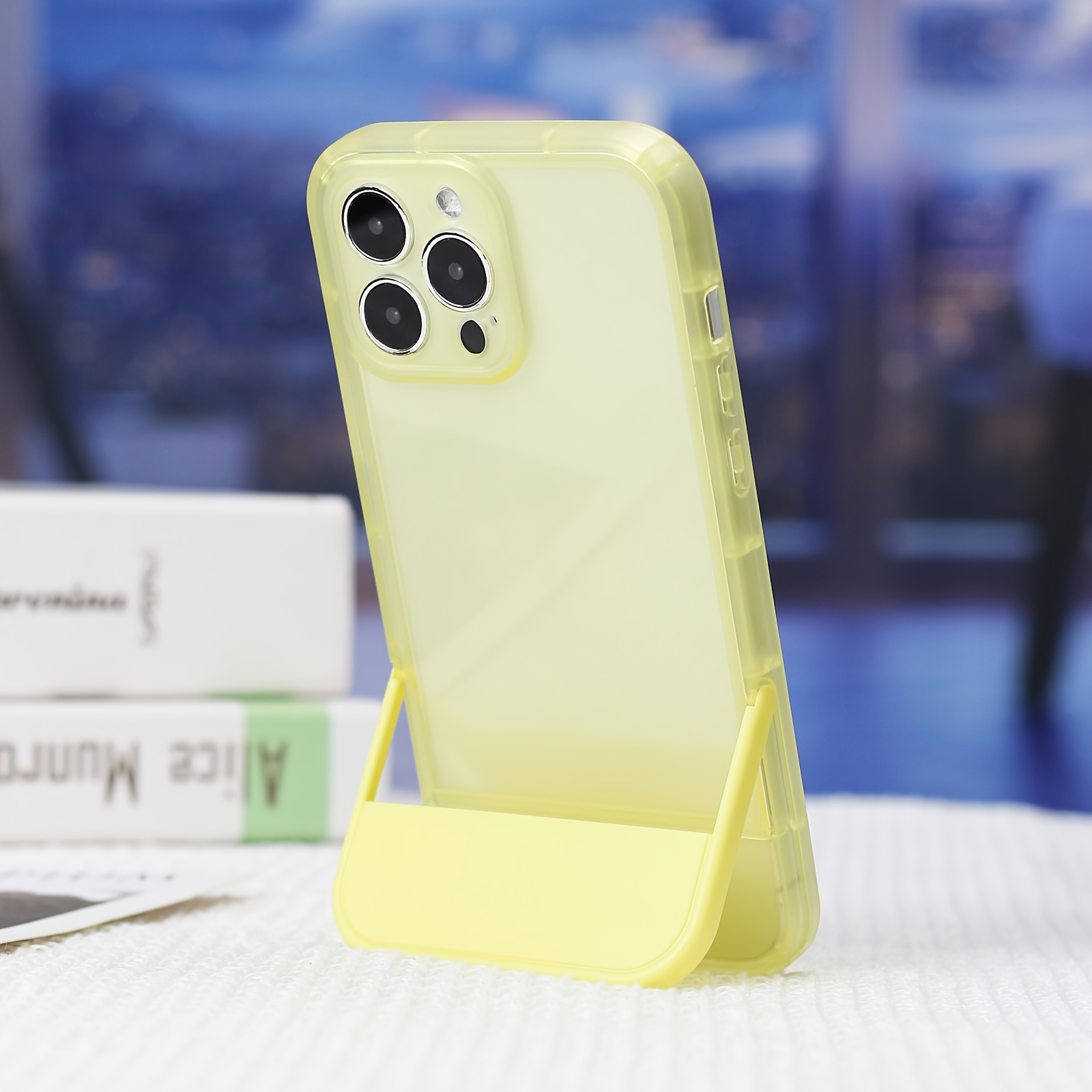 New Design Free Your Hands Hidden Holder 2 In 1 Phone Case Cover ...