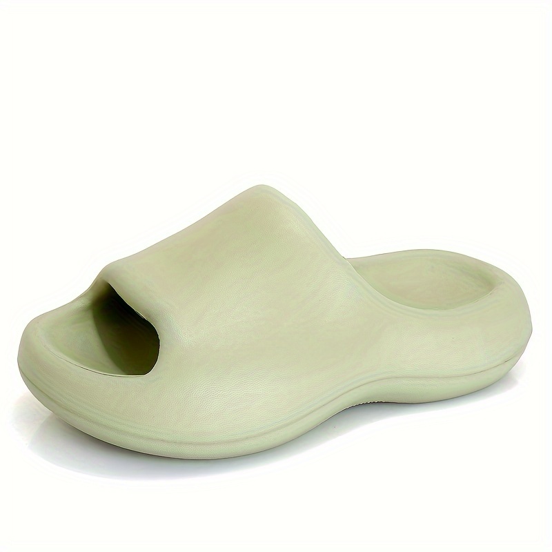 Solid Color Pillow Slides Fashion Comfy Soft Sole Slip Eva - Temu Canada