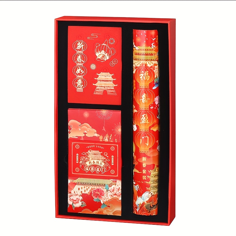 Spring Festival Red Envelopes Spring Couplets Gift Set - Temu United ...