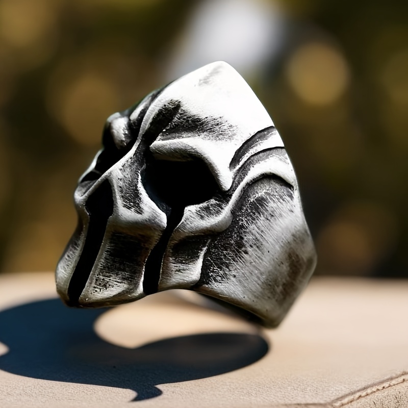 Retro Ring Fashion Skull Ring Suitable Daily Wear - Temu United Kingdom