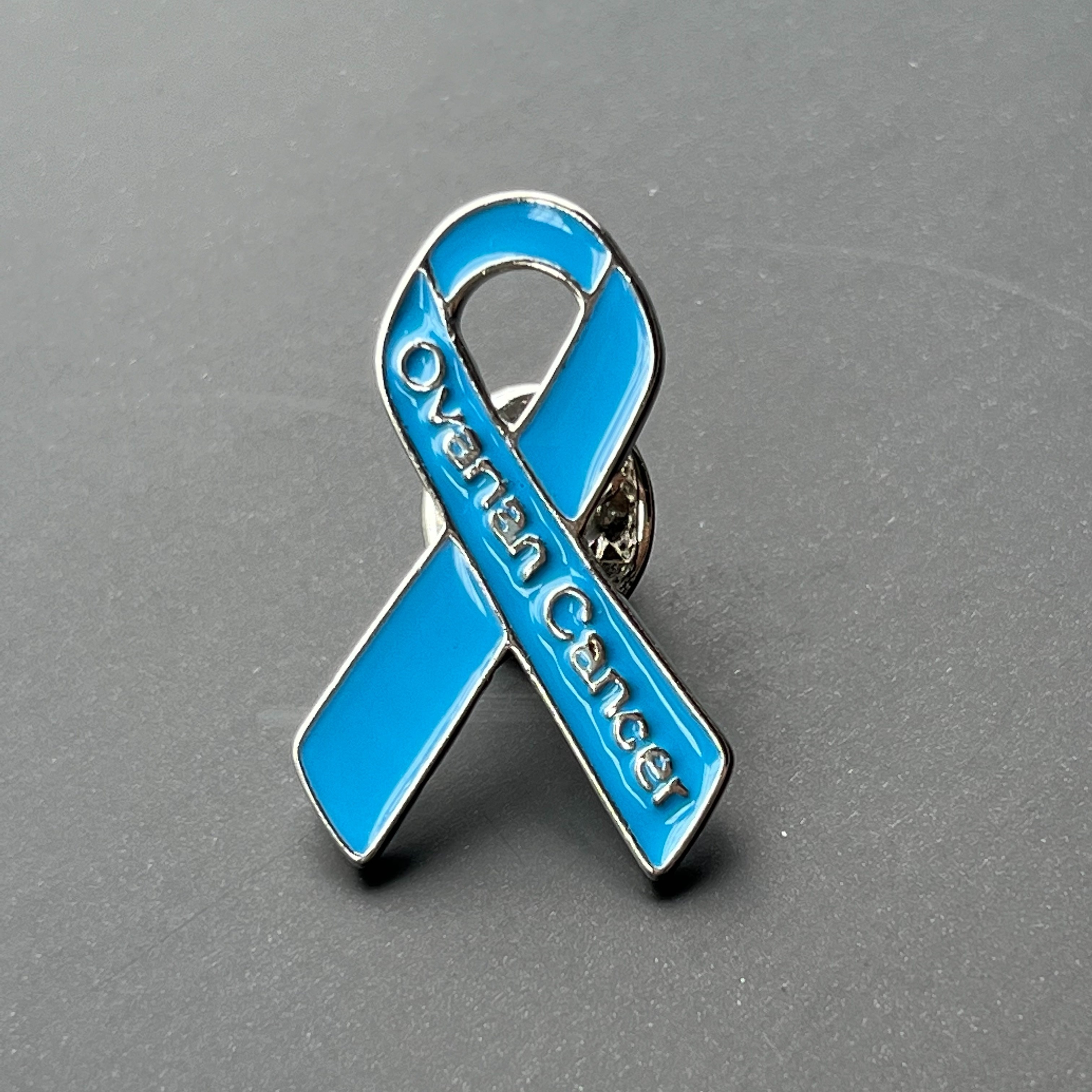 Blue Enamel Ovarian Cancer Ribbon Brooches Awareness Brooch - Temu Ireland