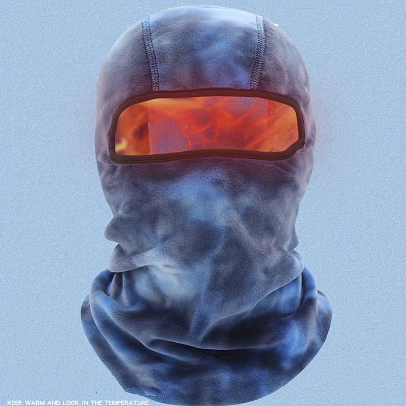 Autumn And Winter Outdoor Warm Head Cover Polar Fleece - Temu Australia