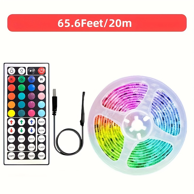 Led Strip Lights 44 Keys Remote Control Multicolor Rgb - Temu United ...