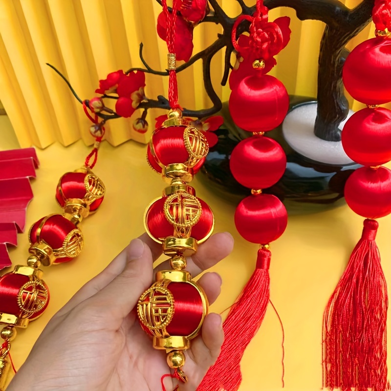 Chinese New Year Dragon Year Lucky Tree Small Pendant - Temu Canada