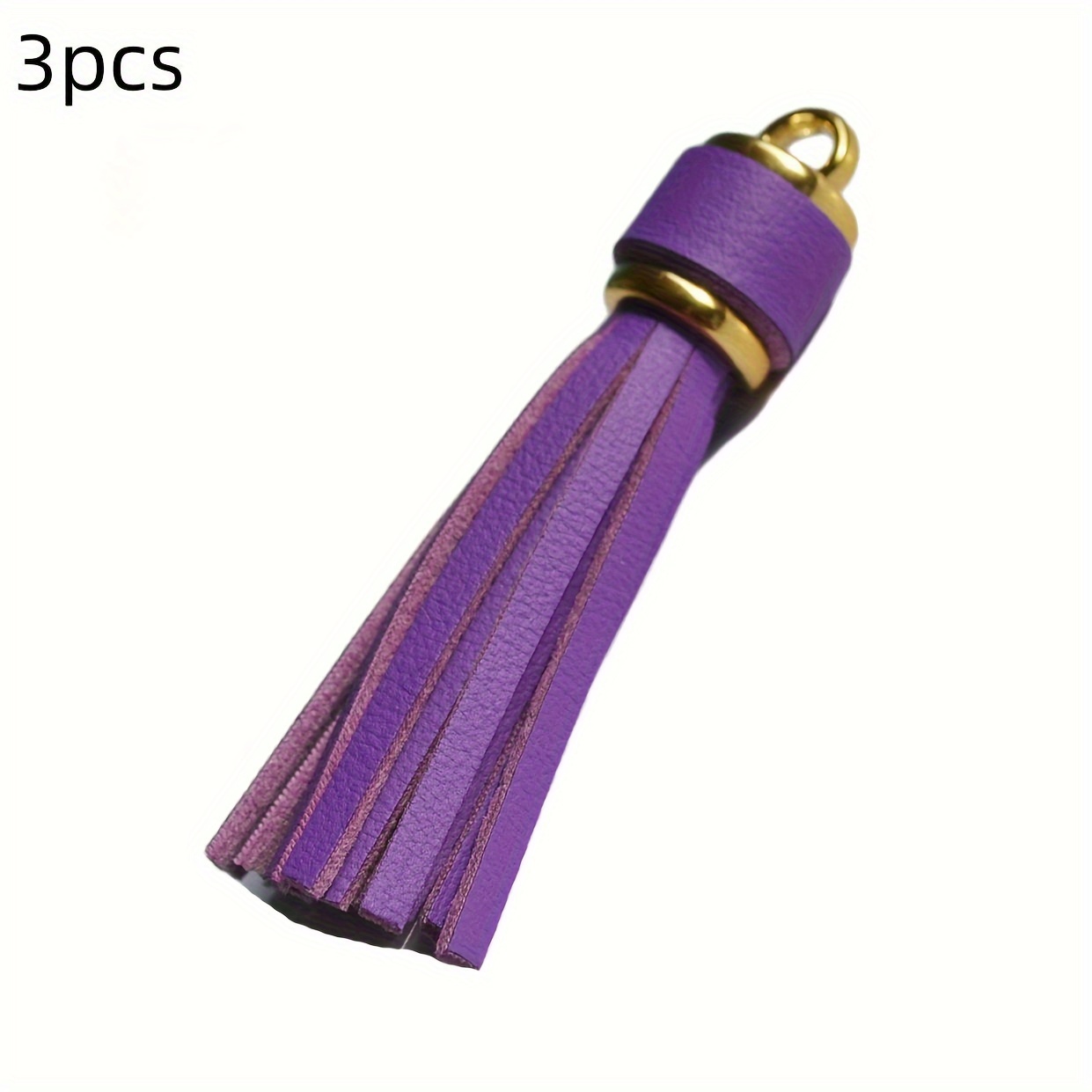 Pu Leather Tassel Keychain Pendant Keychain Fashion Bag - Temu United ...