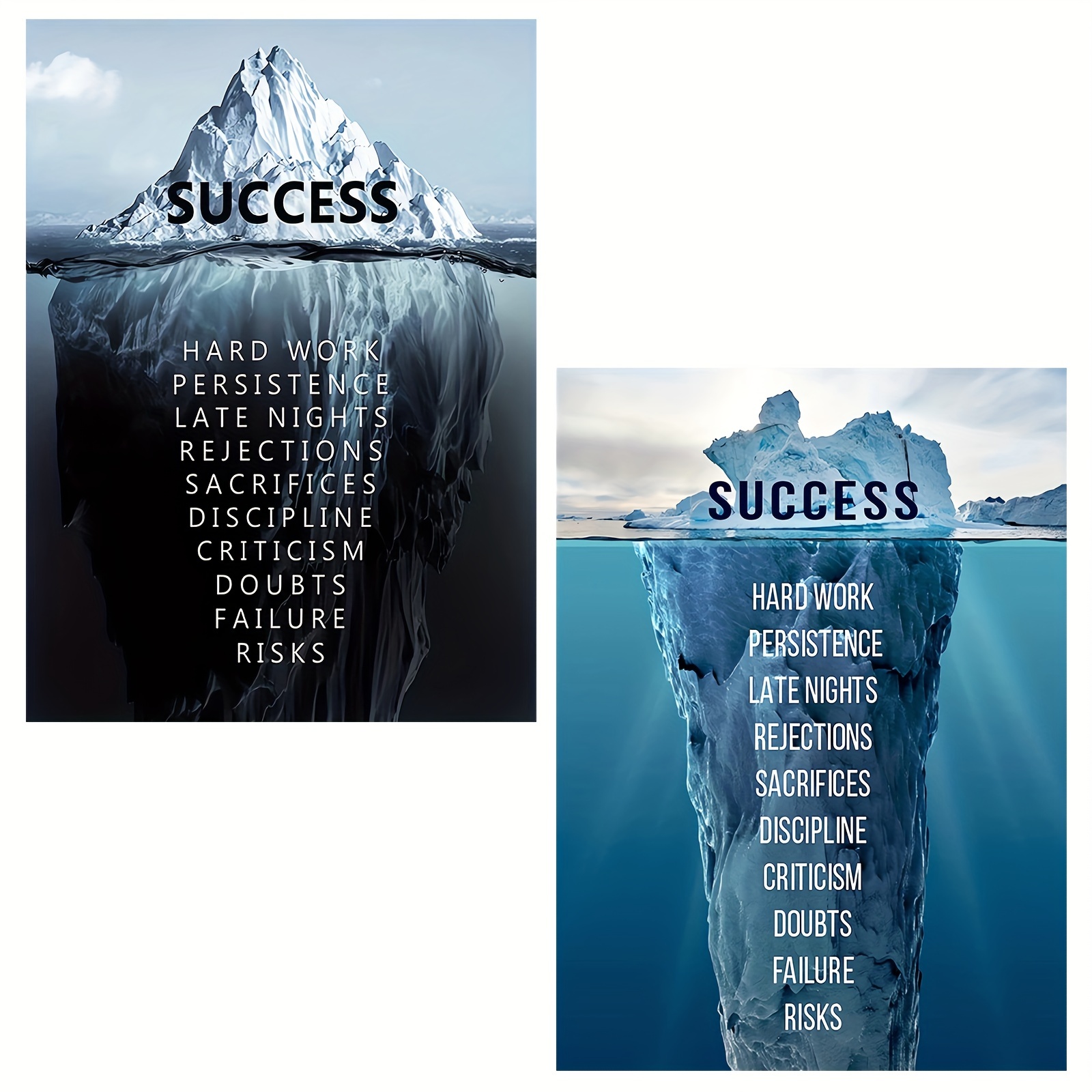 1pc Mindset Is Everything Inspirational Wall Art Poster For Success And ...