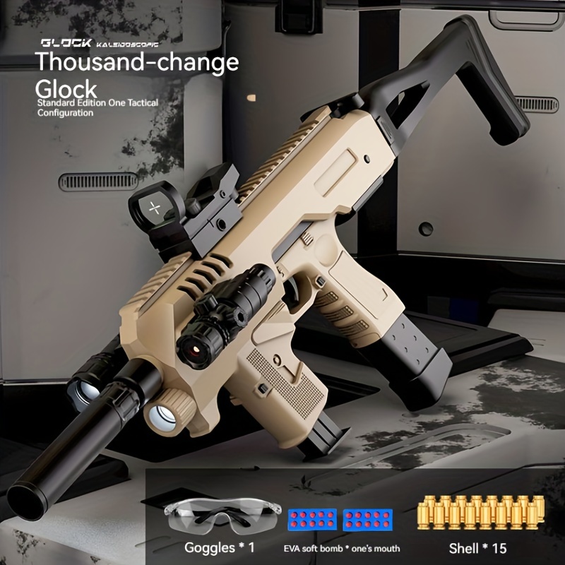 Varias Pistolas Glock Ensambladas Pistola 3 Combinaciones De Formas De ...