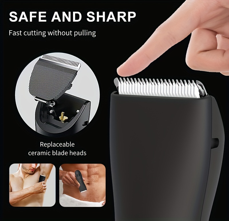 Body Hair Trimmer Men Women Trimmer Men Pubic Hair - Temu