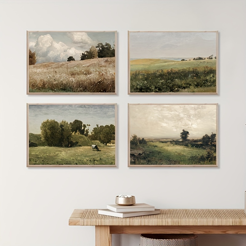 Unframed Canvas Poster Modern Art French Country Landscape - Temu New ...