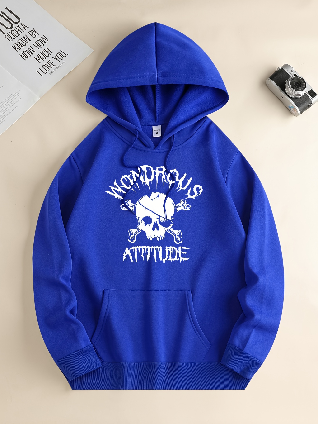 Pirate Skull Print Men's Cool Streetwear Hoodies Casual - Temu Canada