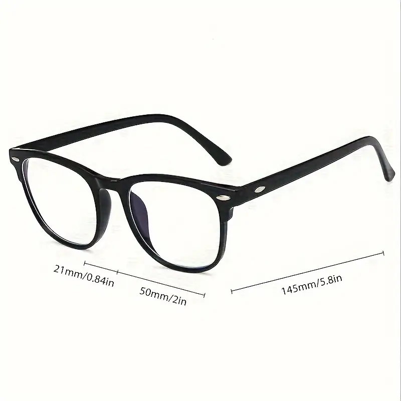 Square Frame Eyeglasses Women Men Clear Frame Glasses Temu