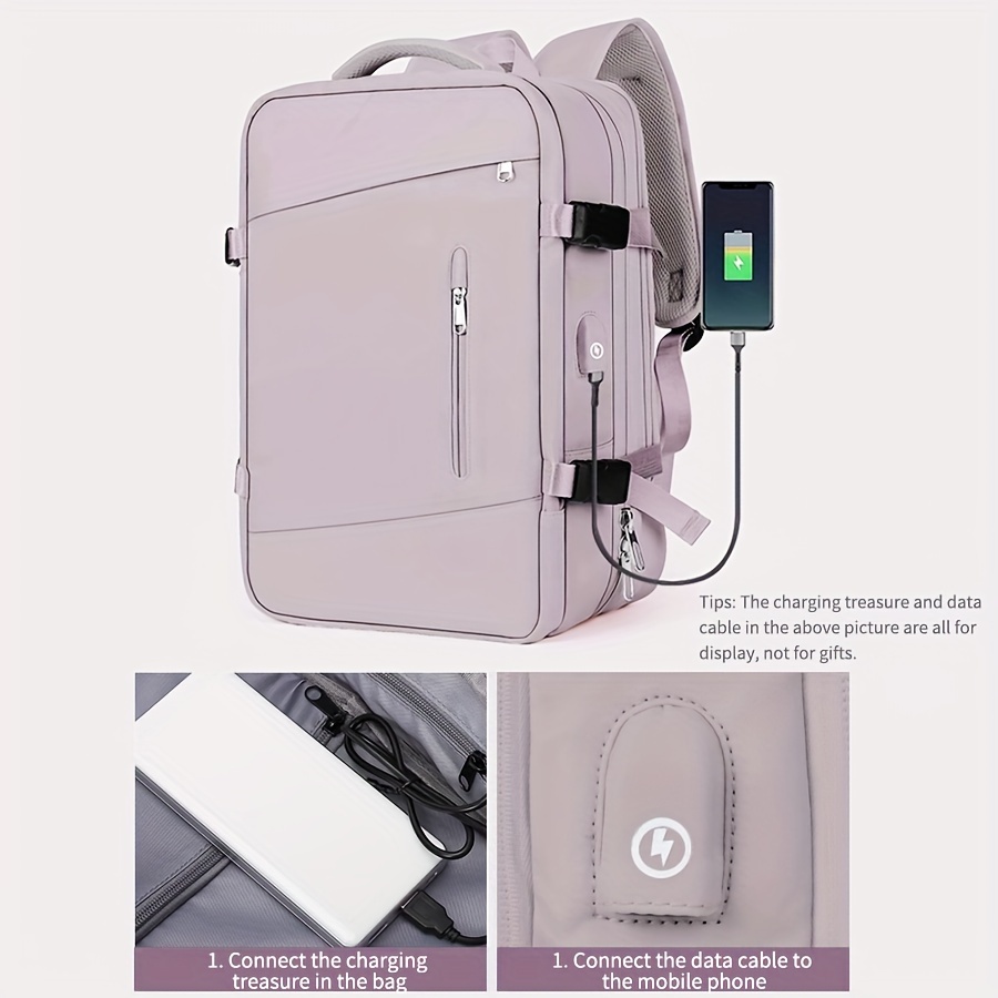 Carry On Travel Backpack Uitbreidbare Door Vliegtuigen - Temu Netherlands