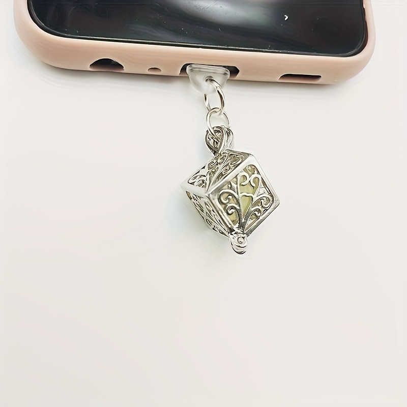 Mobile Phone Dust Plug Heat absorbing Luminous Hollow Night - Temu ...