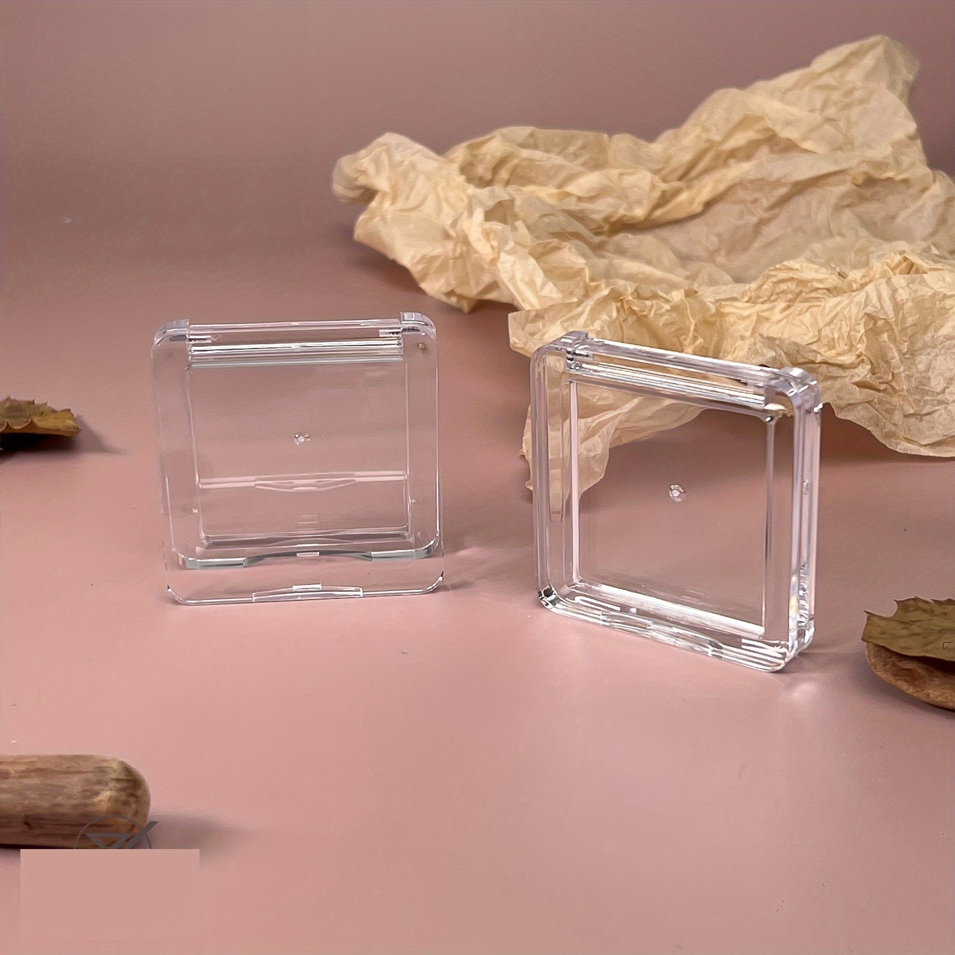 Fully Transparent Square Single Grid Eye Shadow Blush - Temu Canada