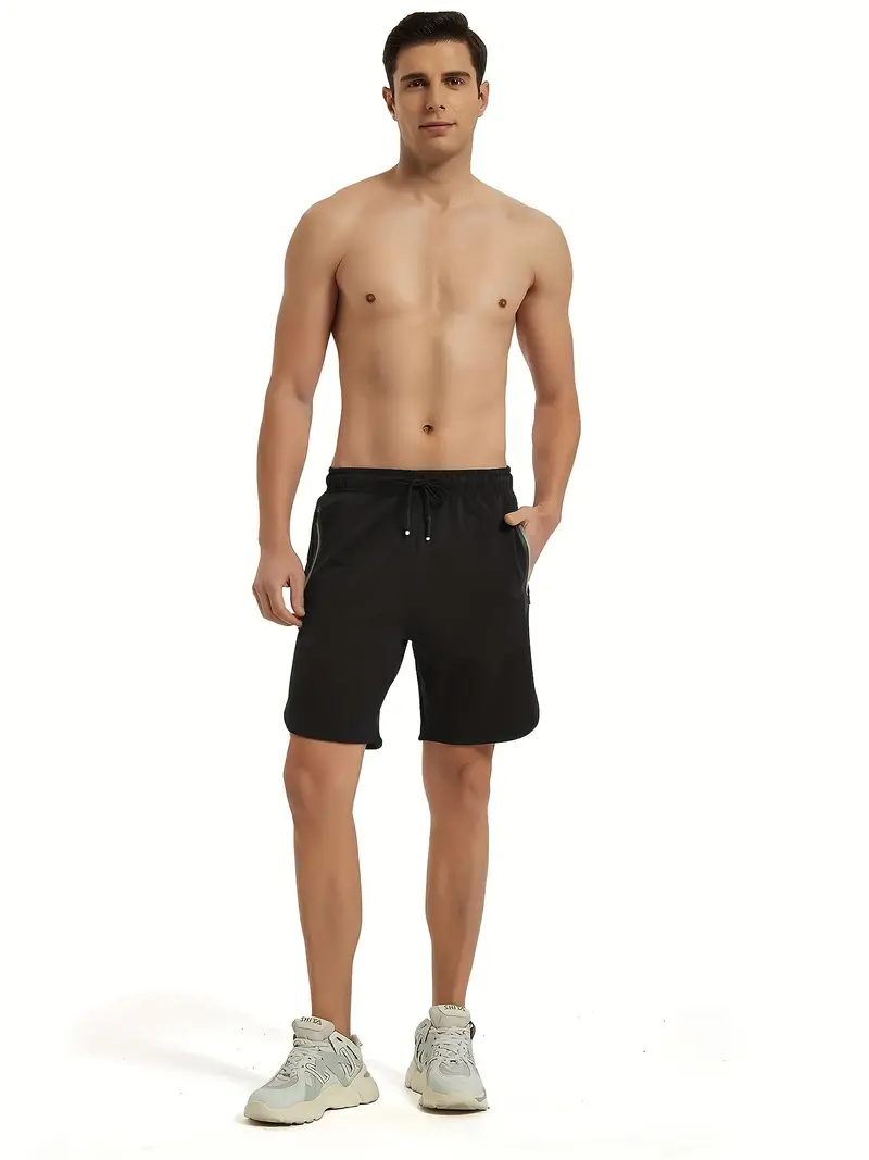 Quick Drying Comfy Shorts Mens Casual Slant Pockets Temu New Zealand