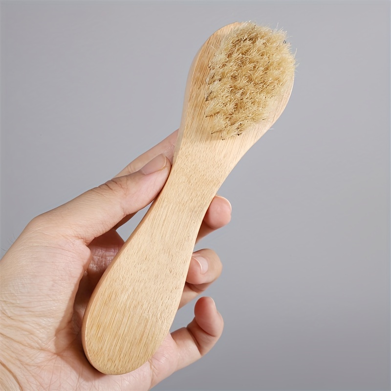Natural bristle face brush store