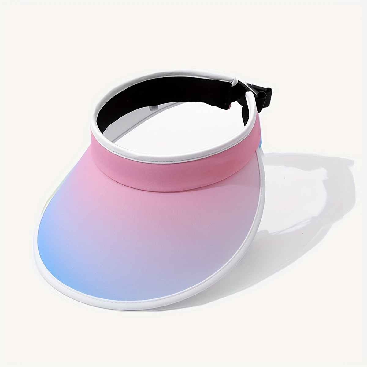 Blue Gradient Visor Hat Trendy Uv Protection Sun Hats - Temu New Zealand