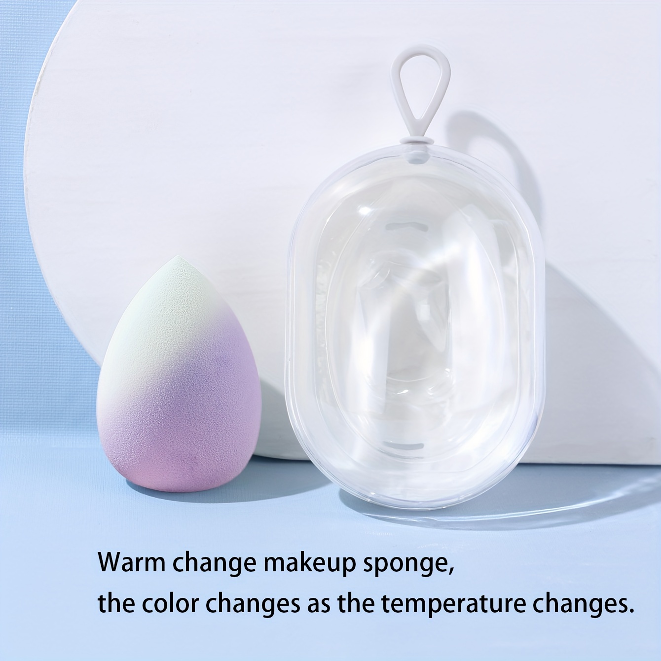 Thermochromic Cosmetic Sponge Beauty Blender Becomes Big - Temu United ...