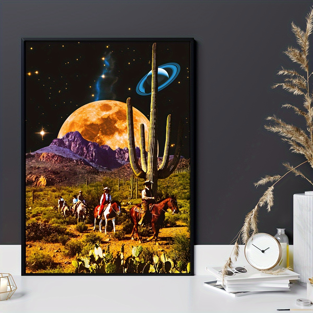 Canvas Poster Printed Painting Music Lover Wall Art Retro - Temu