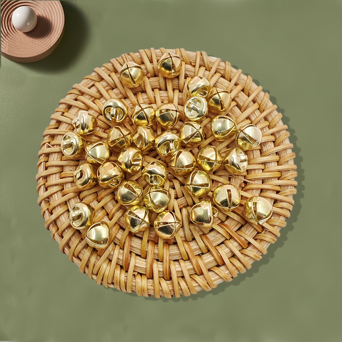 Golden Silver Cross Bell Copper Metal Jingle Bell Pendant - Temu United ...