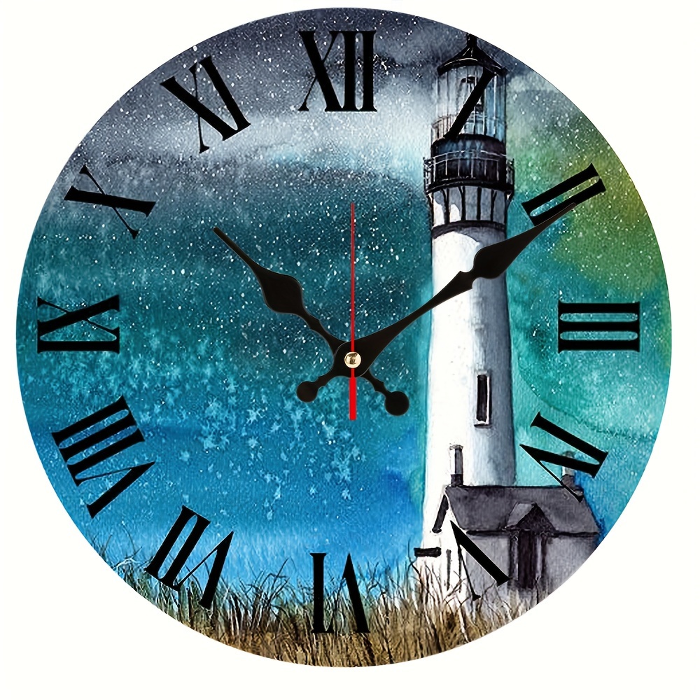 Rural Starry Sky Themed Wall Clocks - Temu Australia
