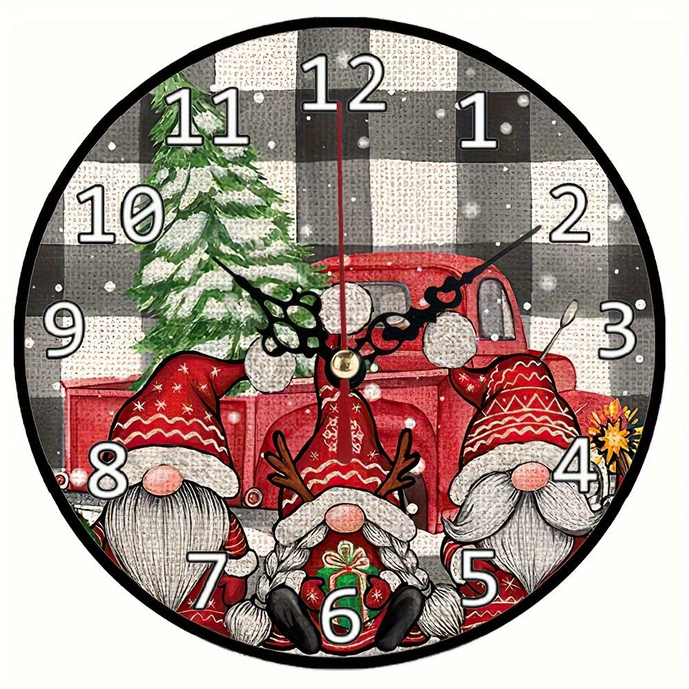 Wooden Wall Clocks Art Motif Wall Clock Silent Non ticking - Temu Australia