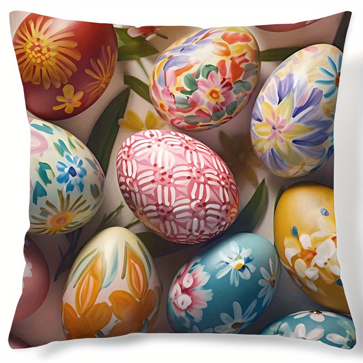 Easter Egg Bunny Flower Wreath Series Pattern Digital - Temu New Zealand