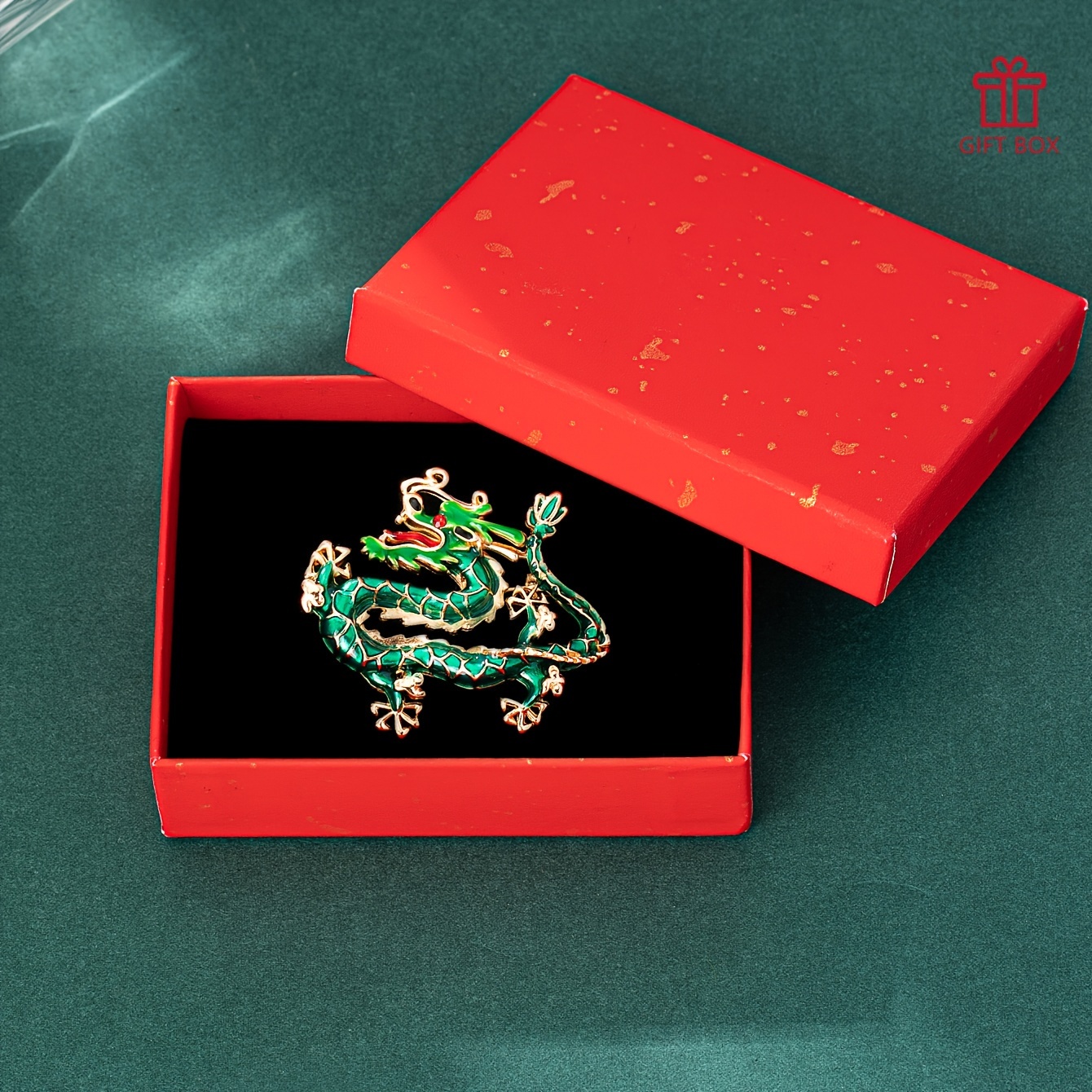 Vintage Style Dropping Oil Luck Dragon Zinc Alloy Brooch Pin - Temu ...