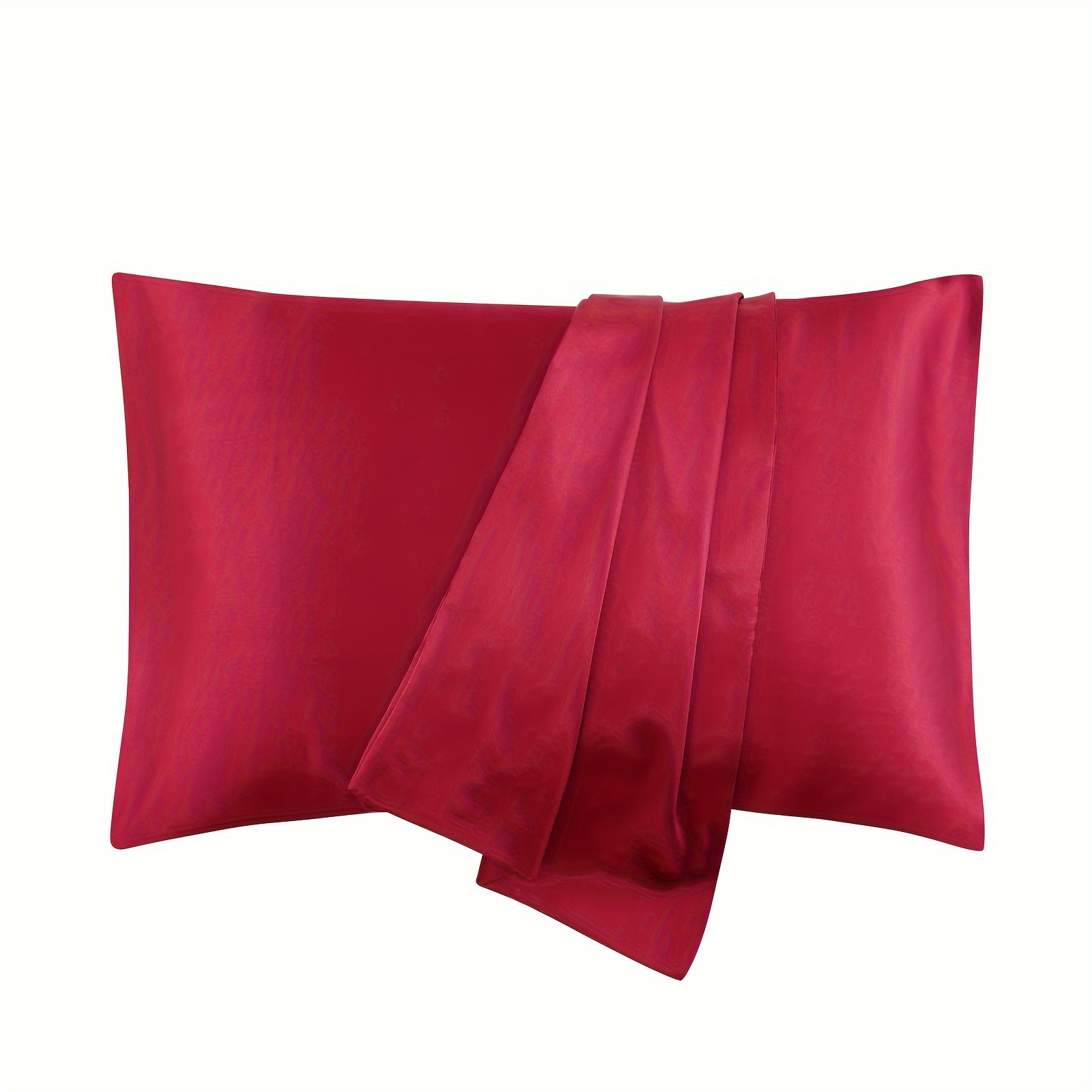 Satin Solid Color Pillowcase (without Pillow Insert) Skin - Temu Australia