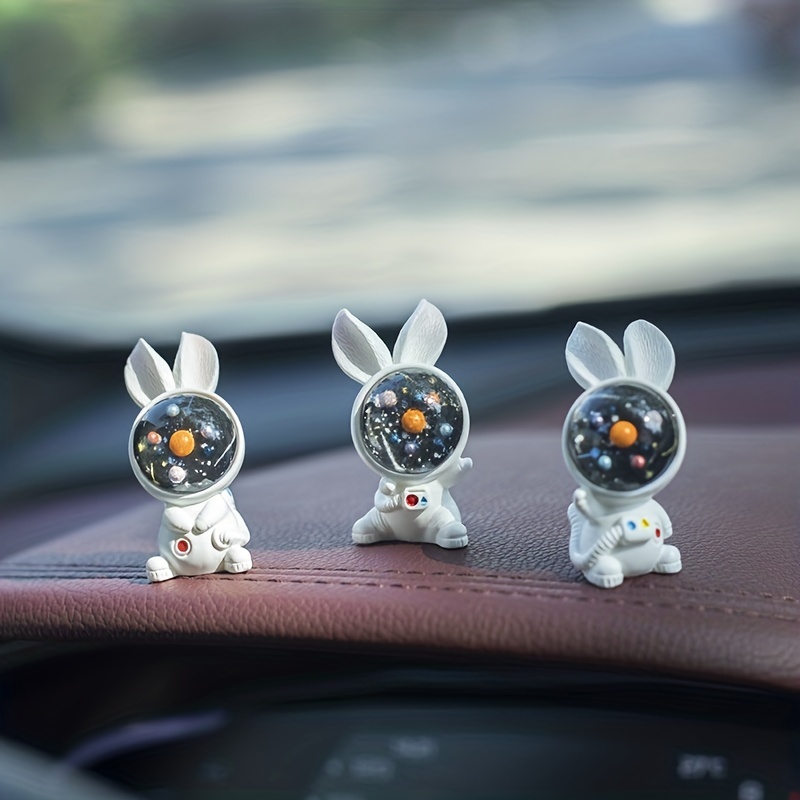 A Micro landscape Cartoon Astronaut Bunny Ornament Mini - Temu Australia